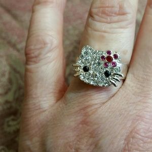 Jewelry | Hello Kitty Bling Ring | Poshmark